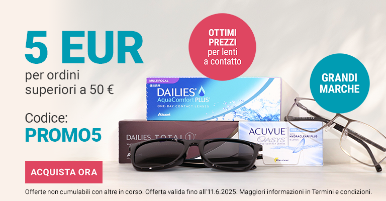 Lenti a contatto, soluzioni e colliri al miglior prezzo!